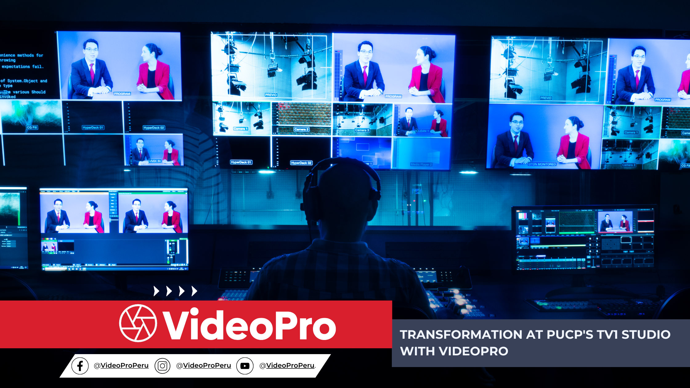 VideoPro Transforms PUCP's Television Studio with Cutting-Edge Technol
