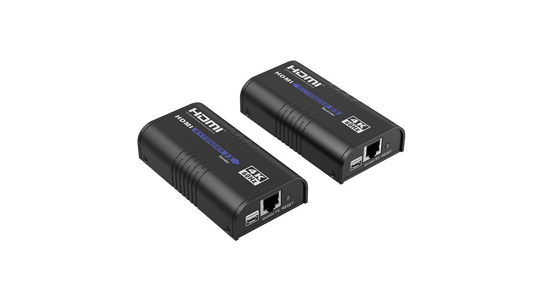 Extensor HDMI™ 4K@60Hz hasta 120 metros por cable de red – Kit TX/RX L